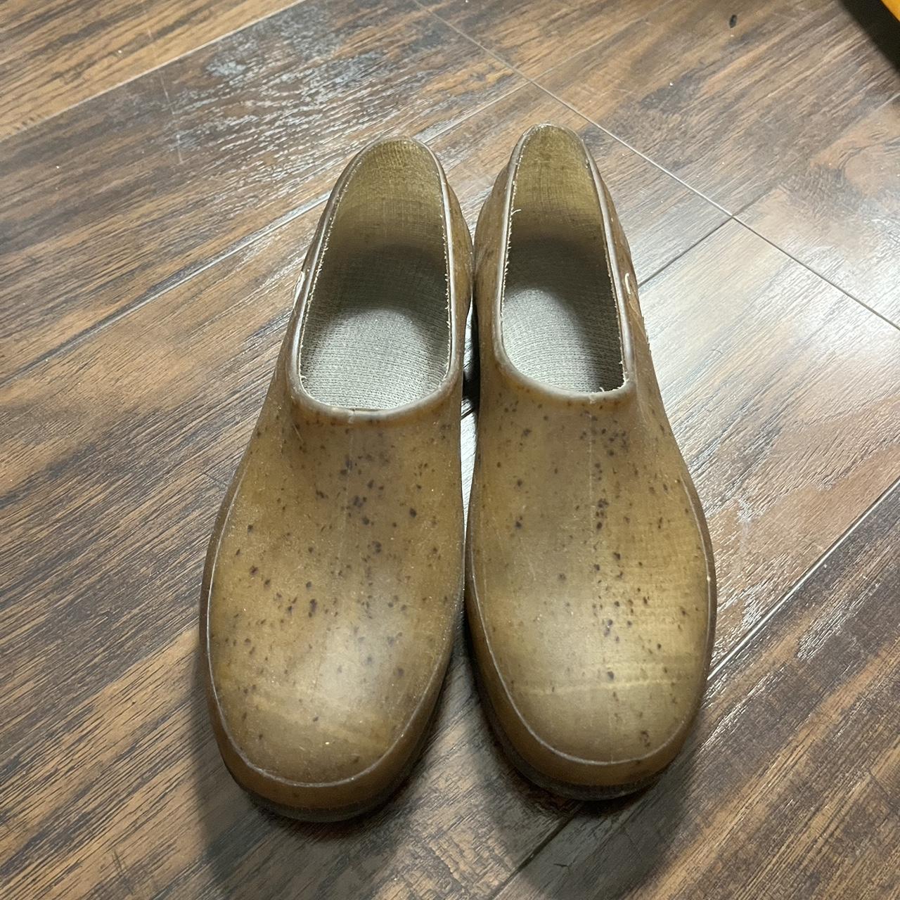 Plasticana Gardena hemp clog made in France size... - Depop