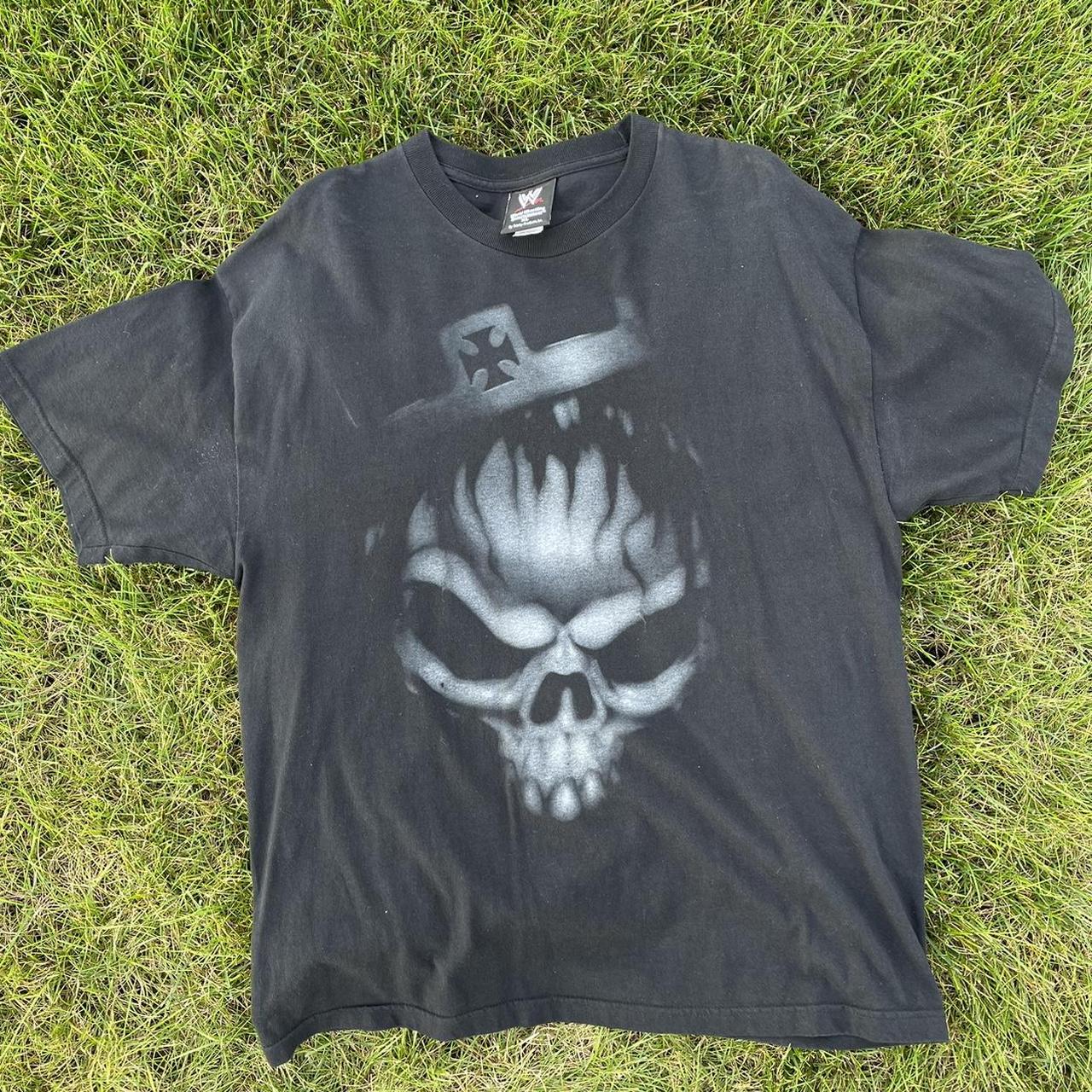 Vintage WWE Triple H T-Shirt King Of Skulls... - Depop