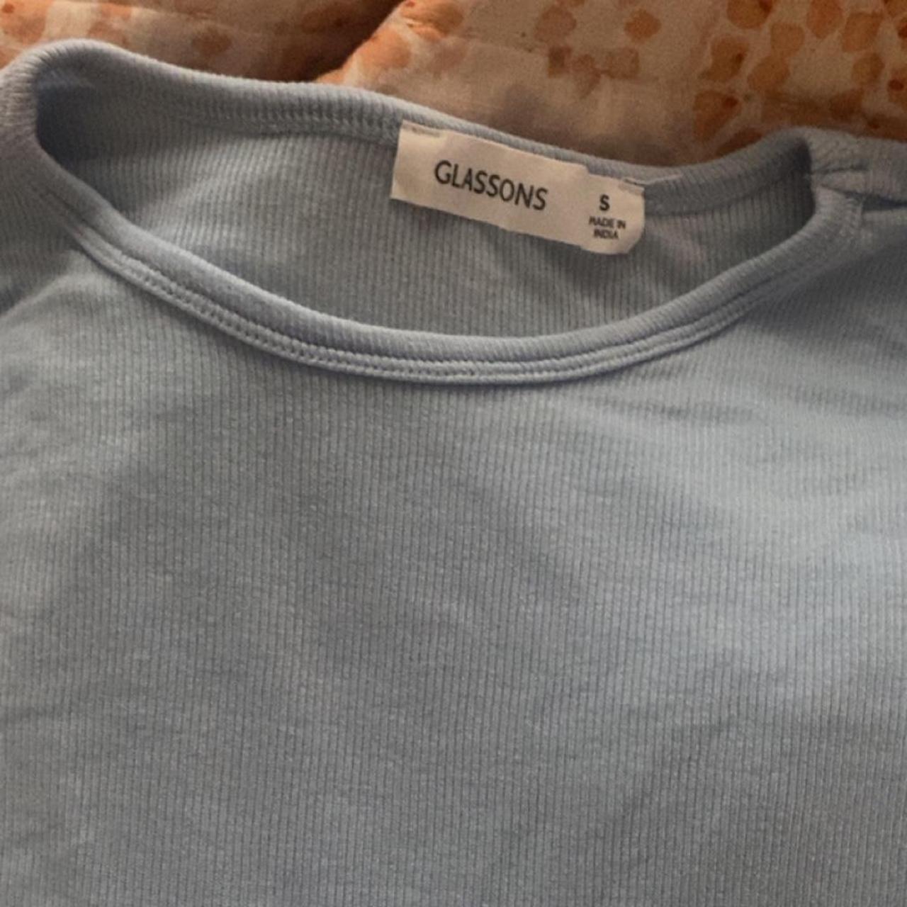 Glassons Blue Long Sleeve Top Size Small Only worn... - Depop