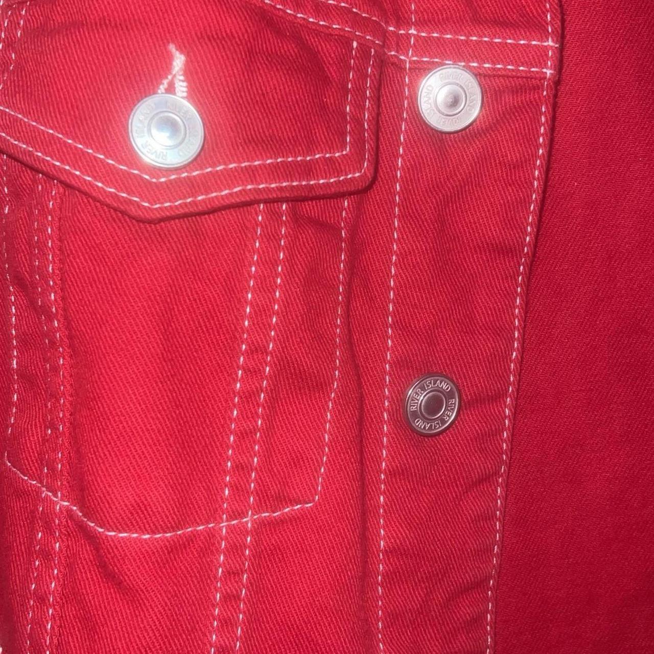 River island denim jacket Size women’s xs - Depop