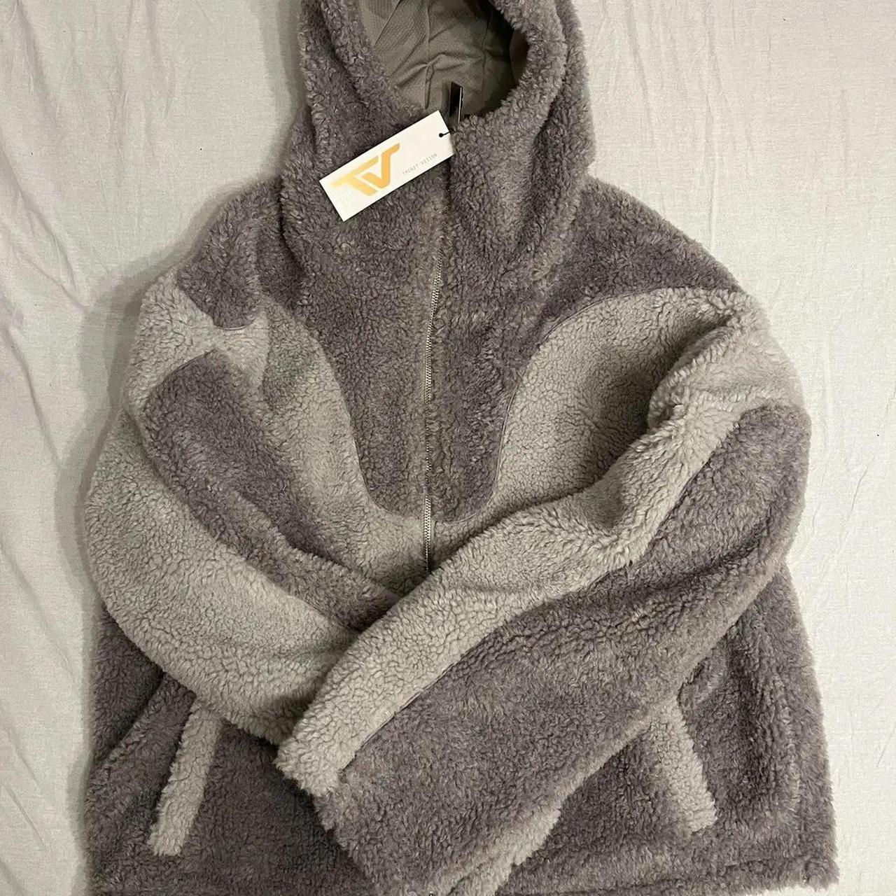 Trendtvision fleece jacket OG grey | Depop