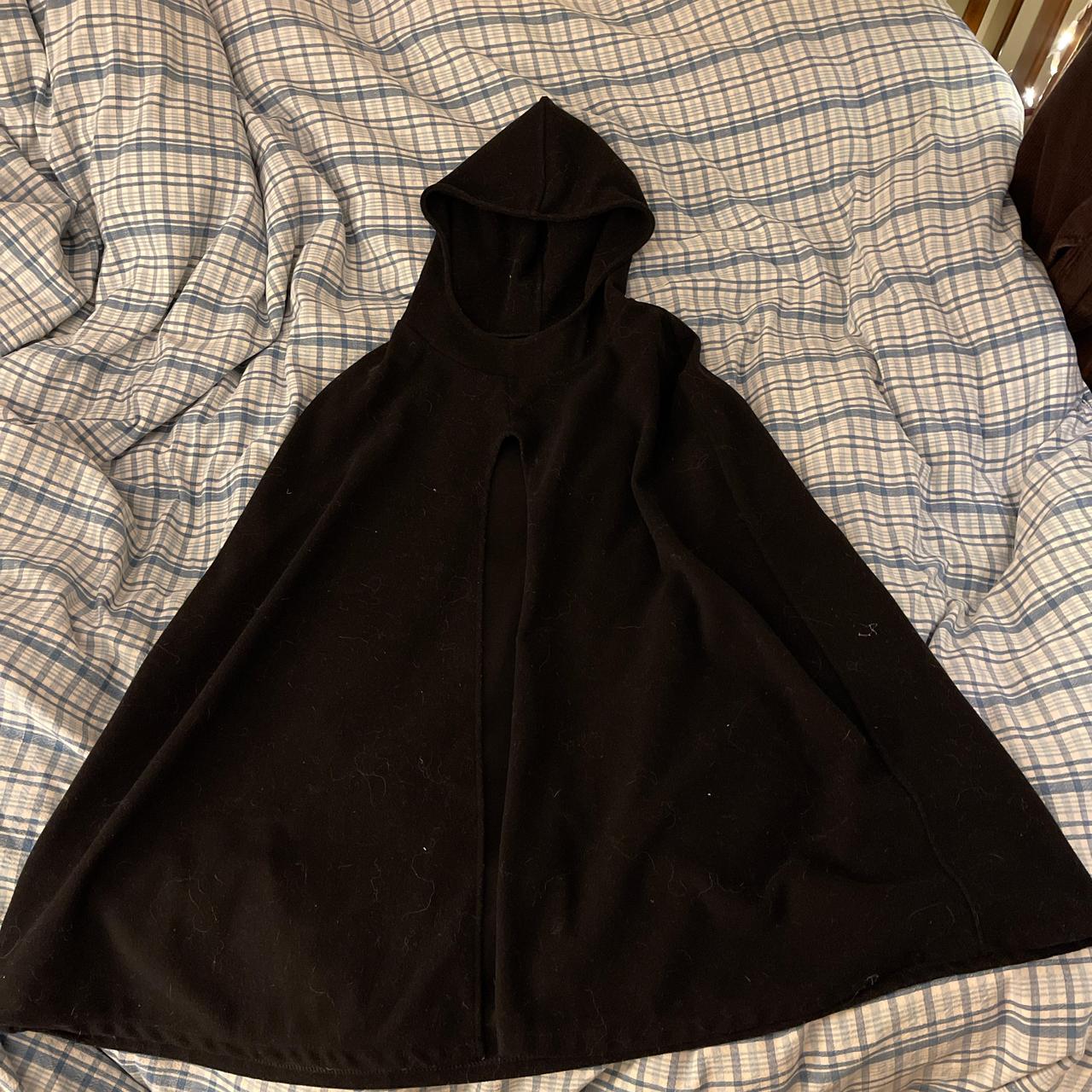 Black cloak Halloween costume - worn twice ever -... - Depop