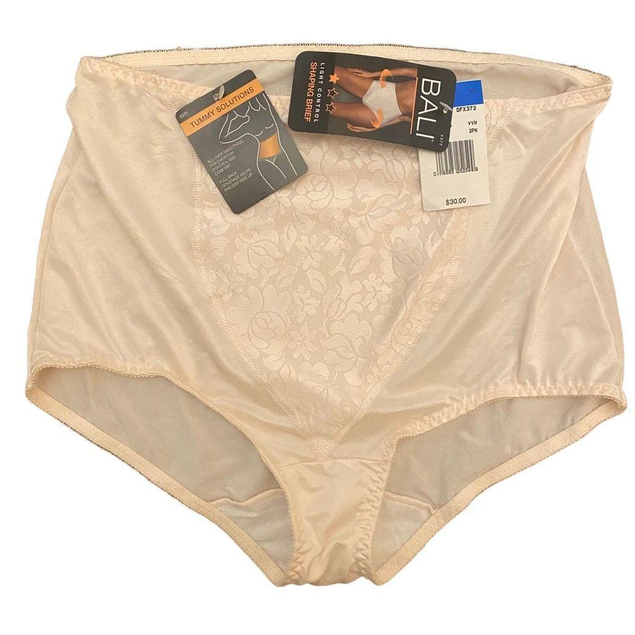 Bali Light Tummy-Control Lace Support Brief... - Depop