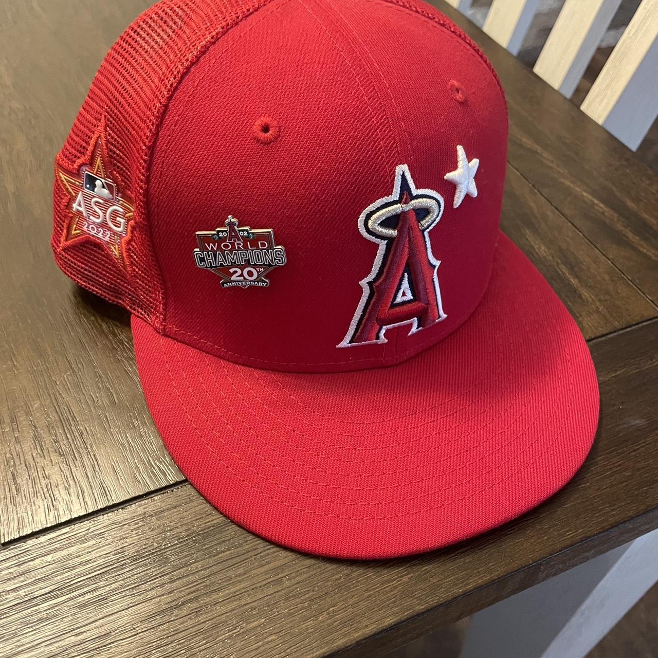 Los Angeles Angels fitted hat -Size 7 3/8 -Good... - Depop