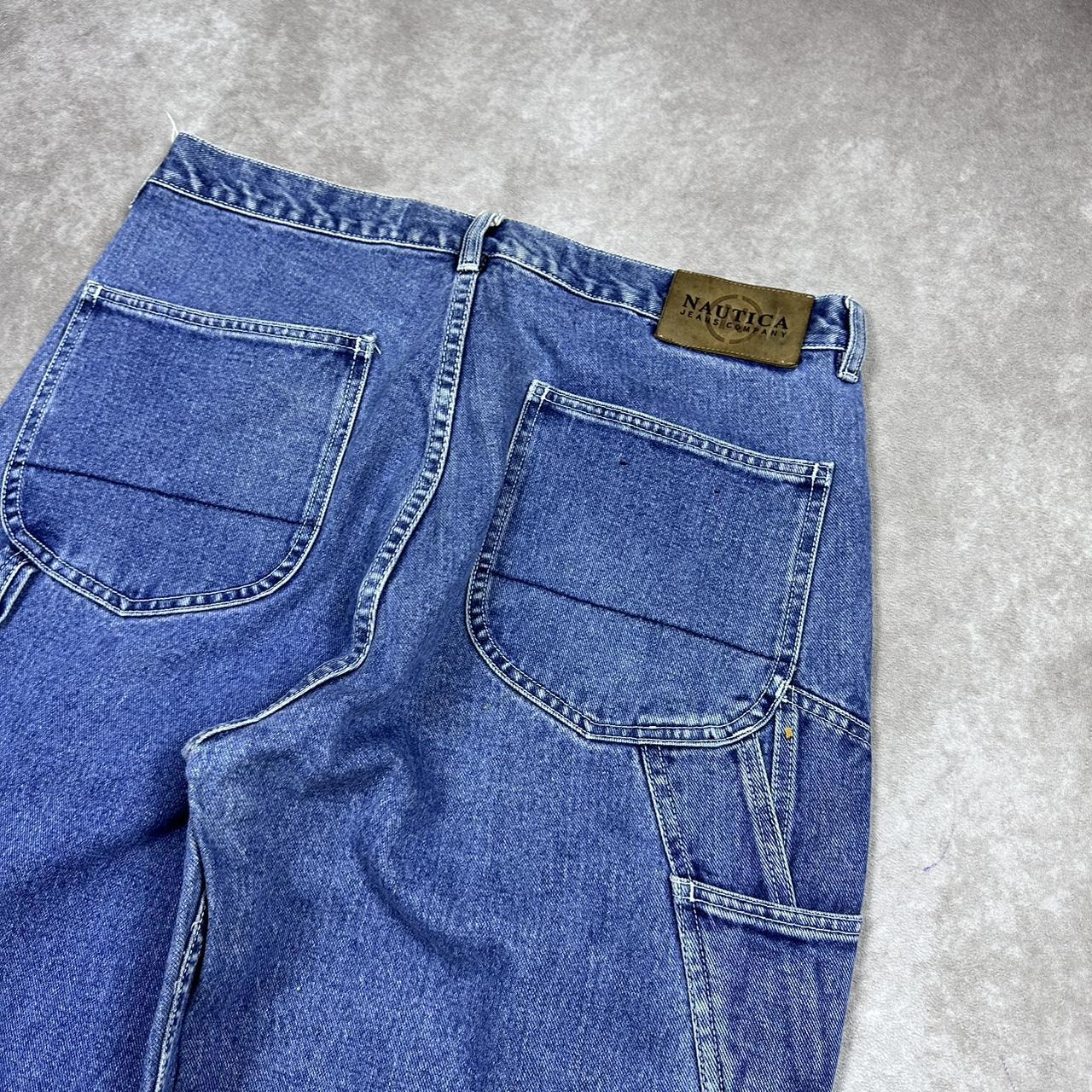 Y2K Baggy Nautica Carpenter Jeans Beautiful Light... - Depop