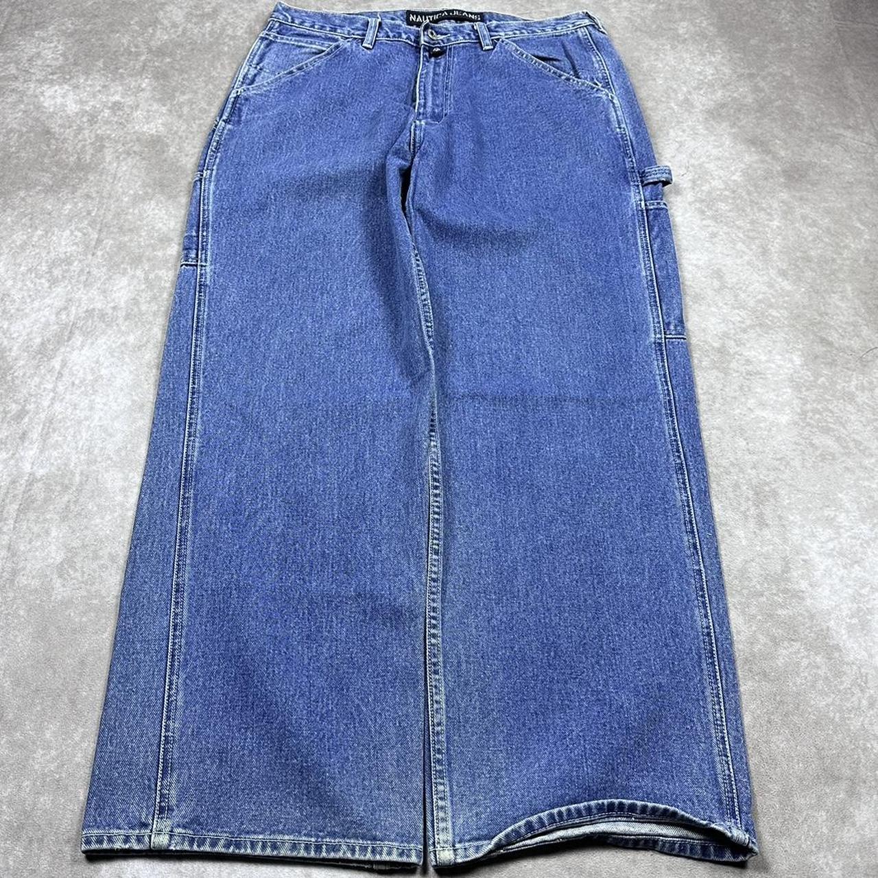 Y2K Baggy Nautica Carpenter Jeans Beautiful Light... - Depop