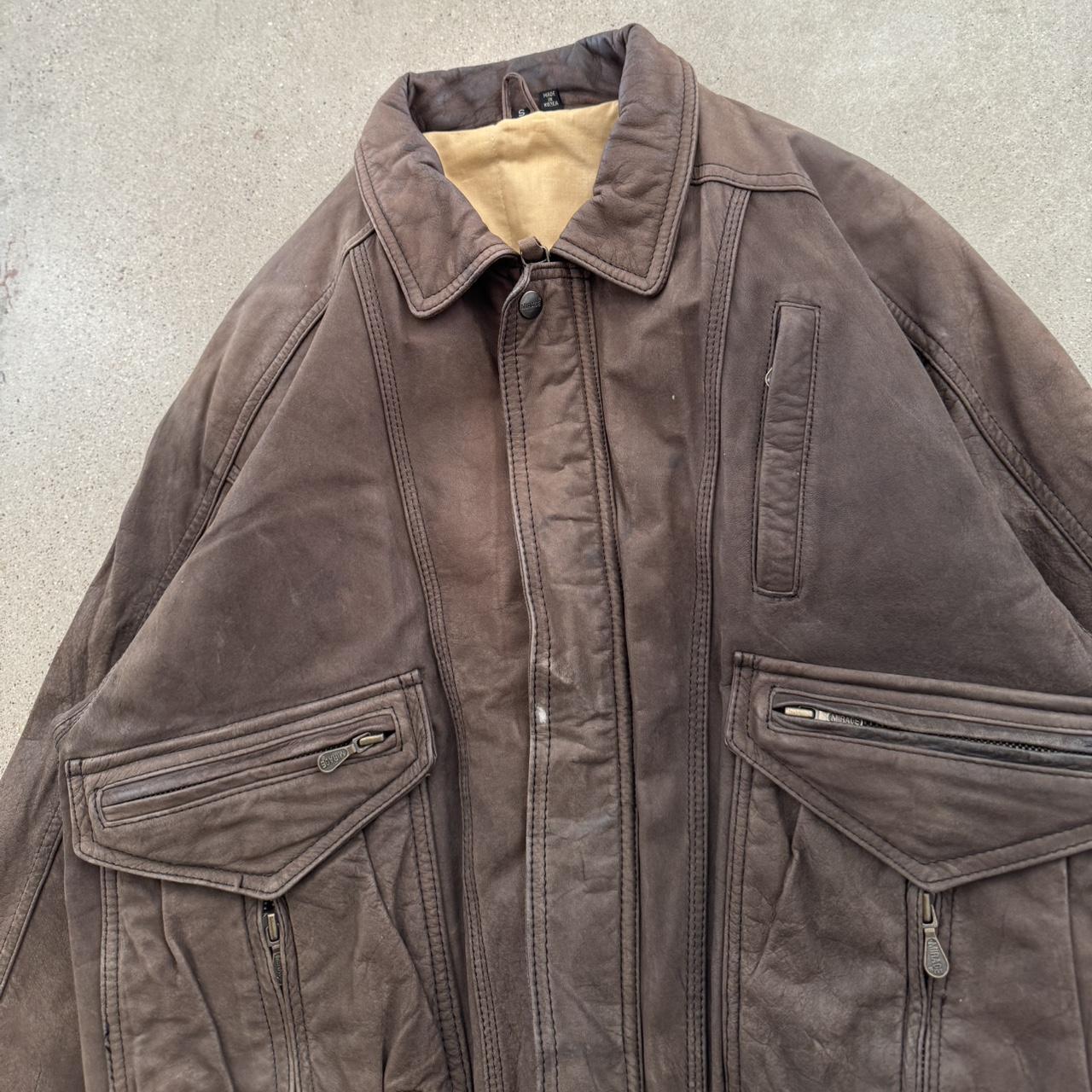 Y2K Vintage Mirage Classics Leather Jacket ‼️🚨 MSG... | Depop