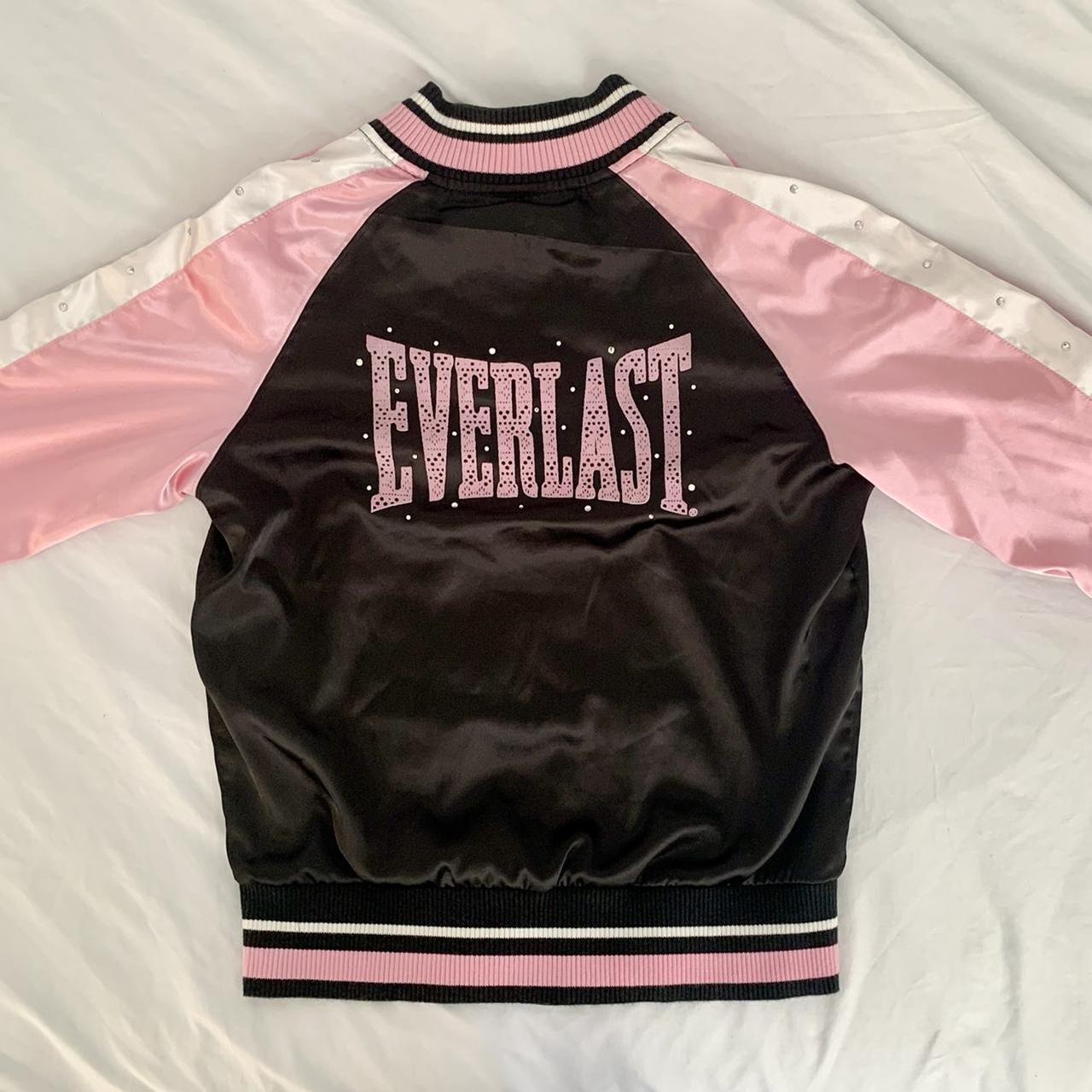 Everlast Women's Pink and Black Jacket | Depop