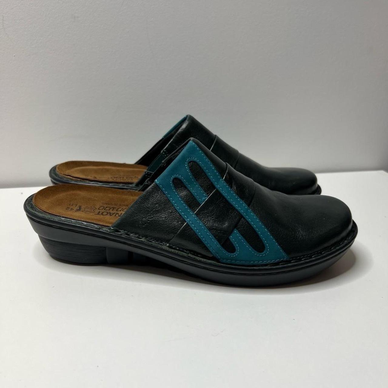 Naot Slip On Leather Mules Clogs Shoes Womens Size... | Depop