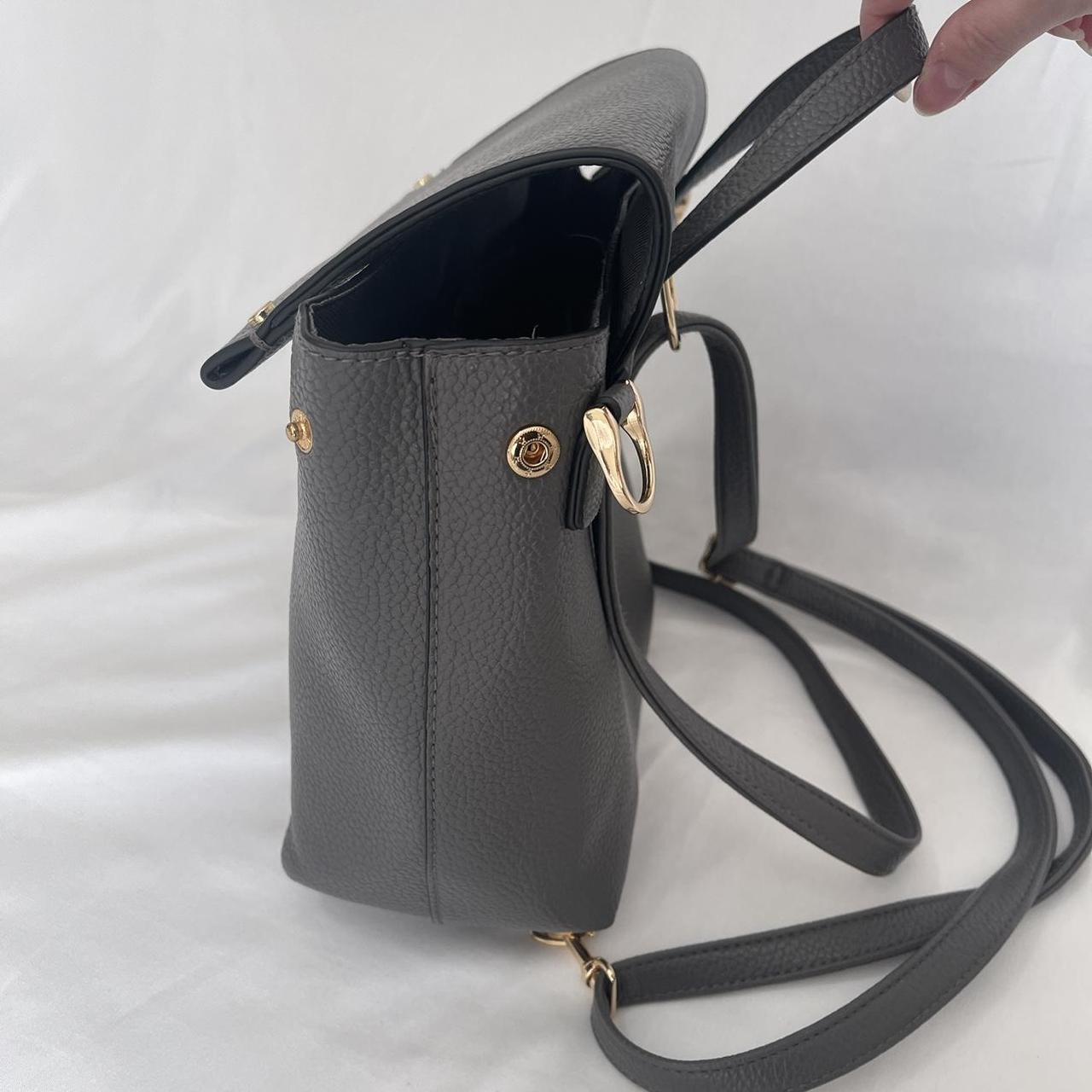 A New Day Women's Grey and Gold Bag | Depop