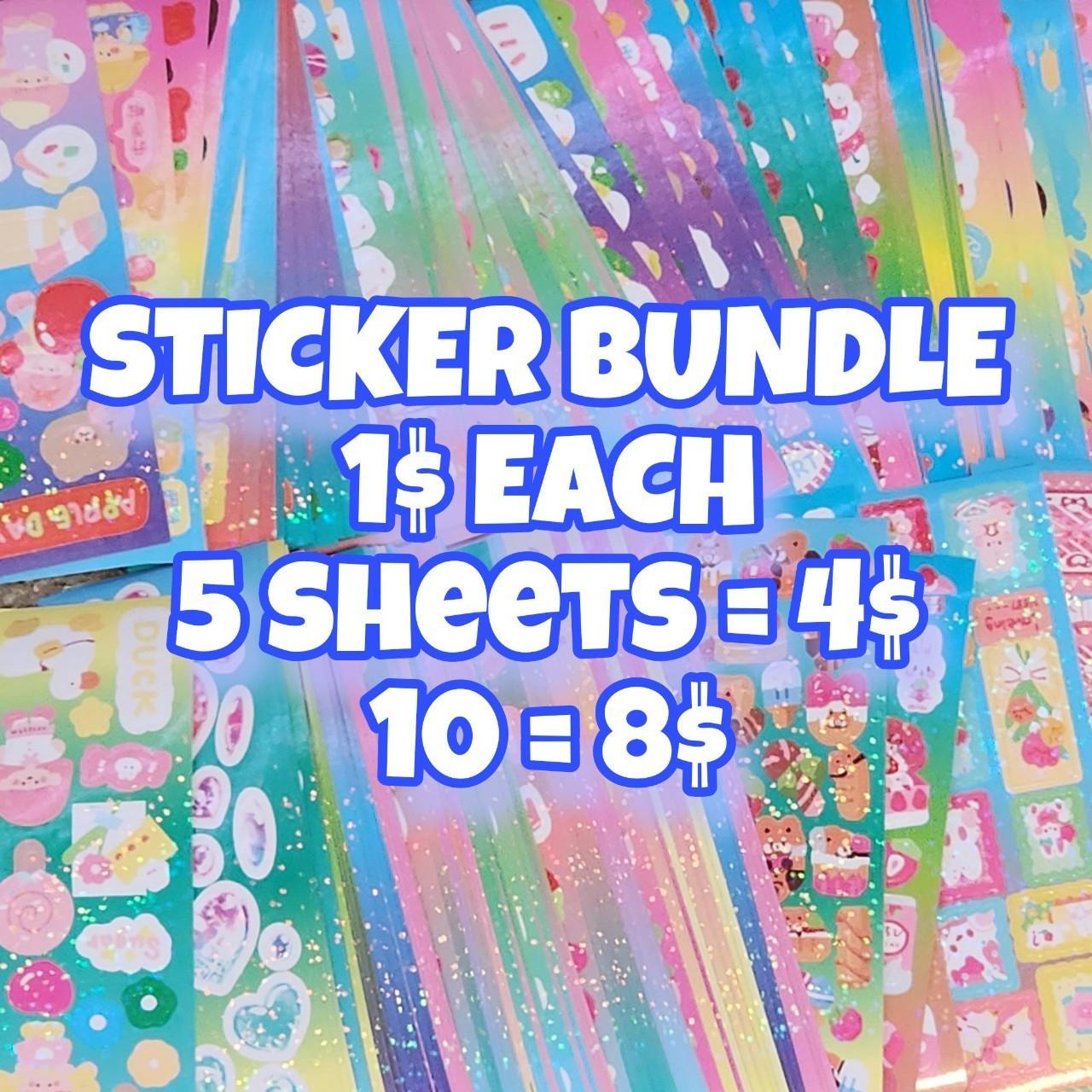 🌸🎀DECO STATIONARY STICKERS BUNDLE 🎀🌸 5 sticker... - Depop