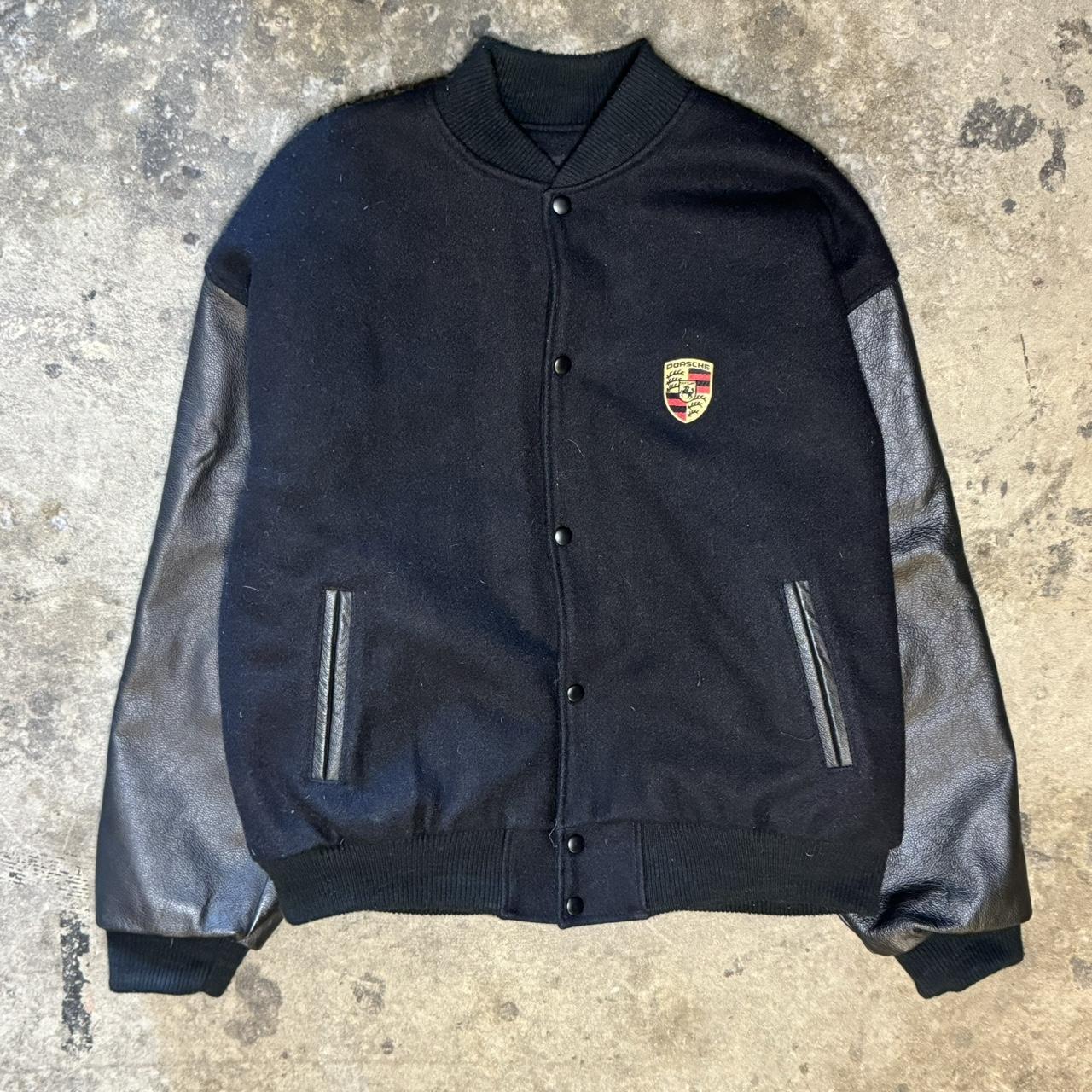Vintage Porsche Racing Bomber Jacket Men’s... - Depop