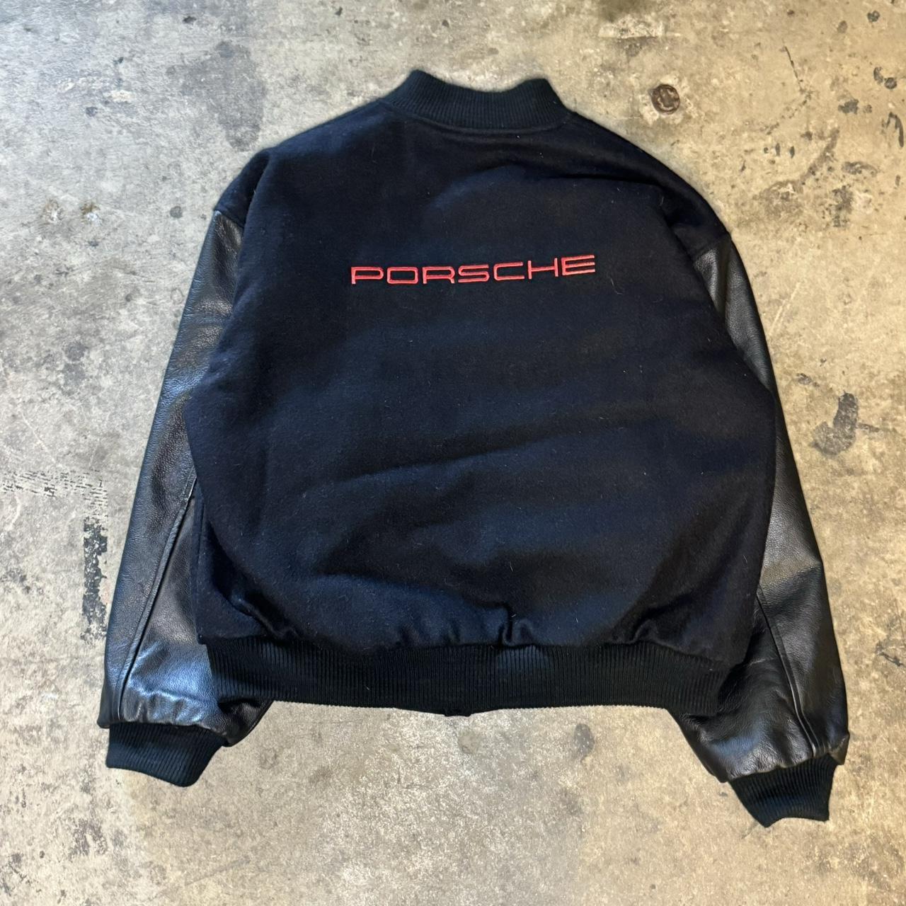 Vintage Porsche Racing Bomber Jacket Men’s... - Depop