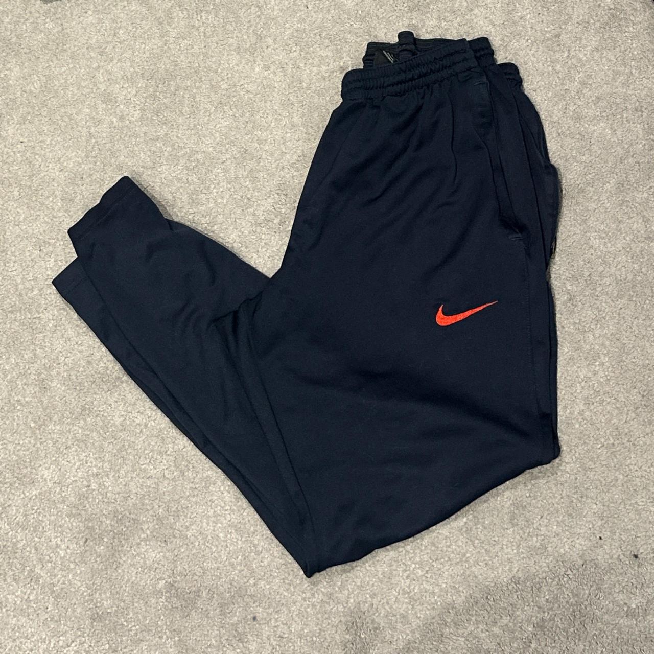 PSG Nike tracksuit bottoms in Navy | Depop