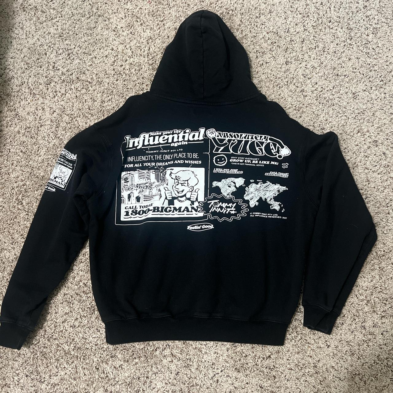 Tommy Innit Merch Hoodie Heavyweight - Depop