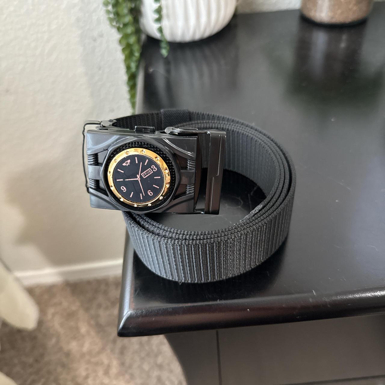 Y2K Spinning Clock Belt Clock just decor | Depop