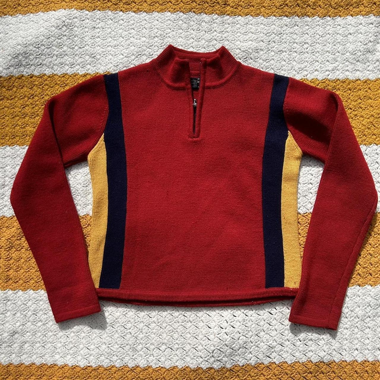 Vintage 90s Abercrombie & Fitch quarter zip... - Depop