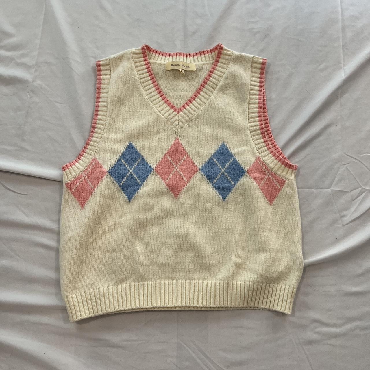 Hazel Moon Sweater Vest #sweatervest #sweater #vest - Depop