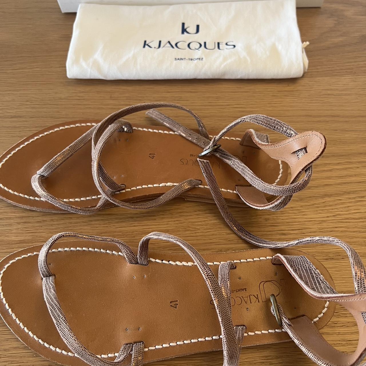 K JACQUES BRONZE SANDALS SIZE 41 Excellent... - Depop