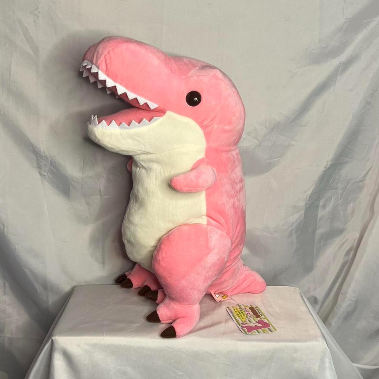 Toreba Amufun Dinosaur age BABY Big A pink trex... - Depop