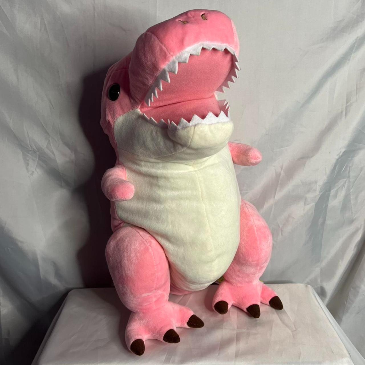 Toreba Amufun Dinosaur age BABY Big A pink trex... - Depop