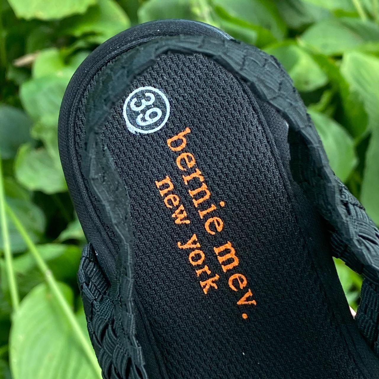 Bernie Mev. Elastic Sandals Black Size 39 (US 8.5... - Depop