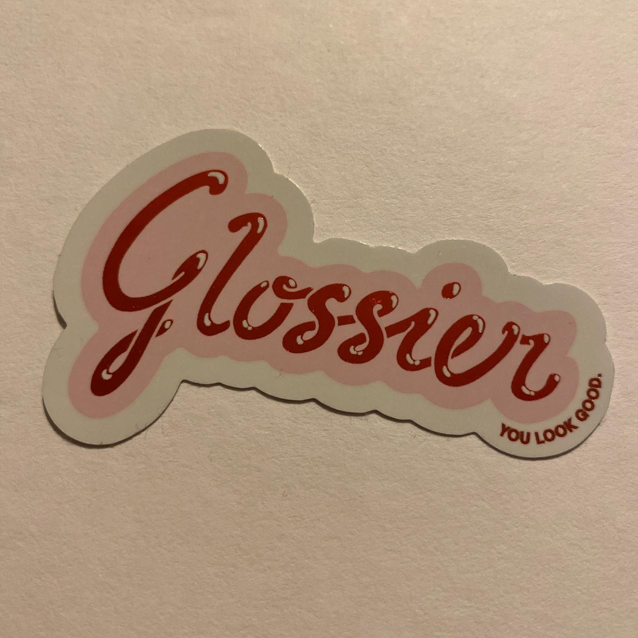 Glossier you look good sticker Free untracked... - Depop