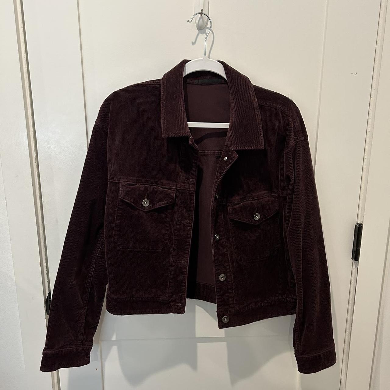 Uniqlo Women’s Corduroy Button-Up Jacket Size:... - Depop