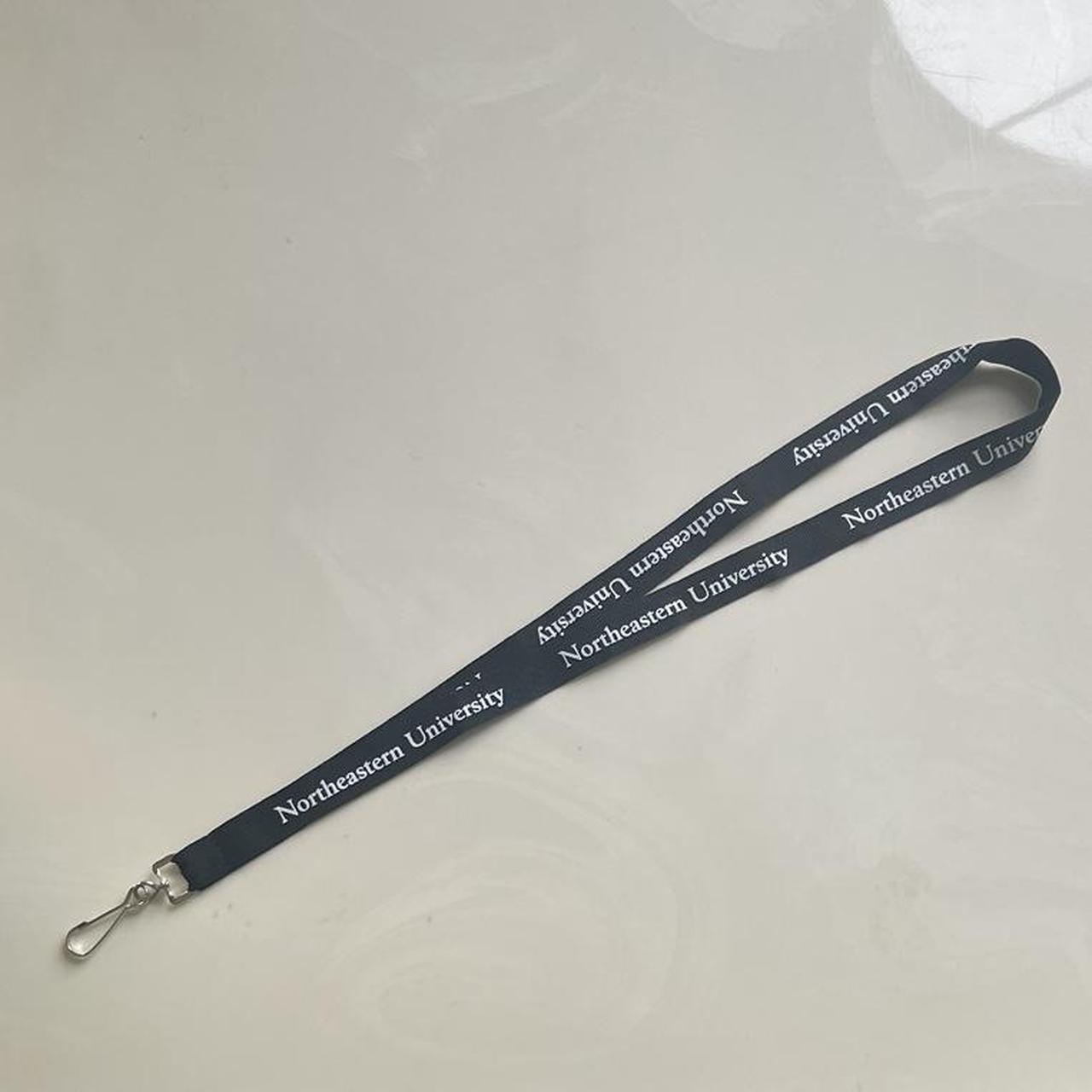Northeastern University Lanyard Black No signs of... - Depop