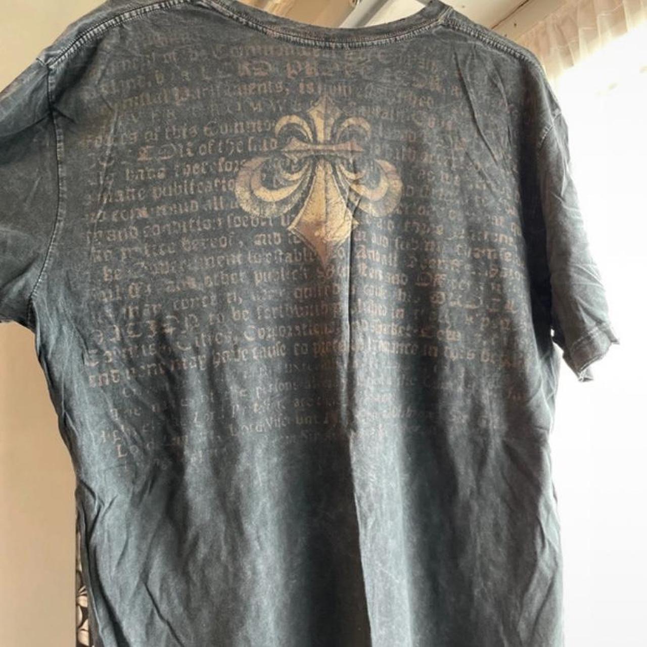 Affliction skull T shirt Size-L Absolute insane... - Depop