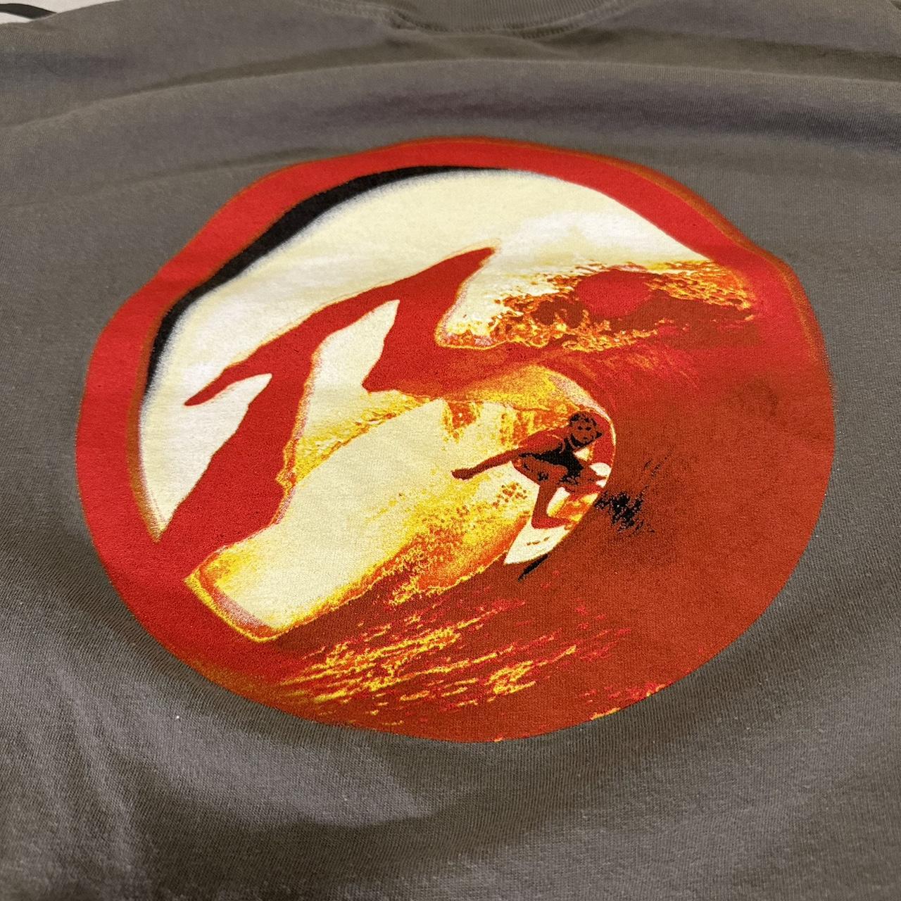 90s RUSTY SURF | Vintage, single stitch surf shirt... - Depop