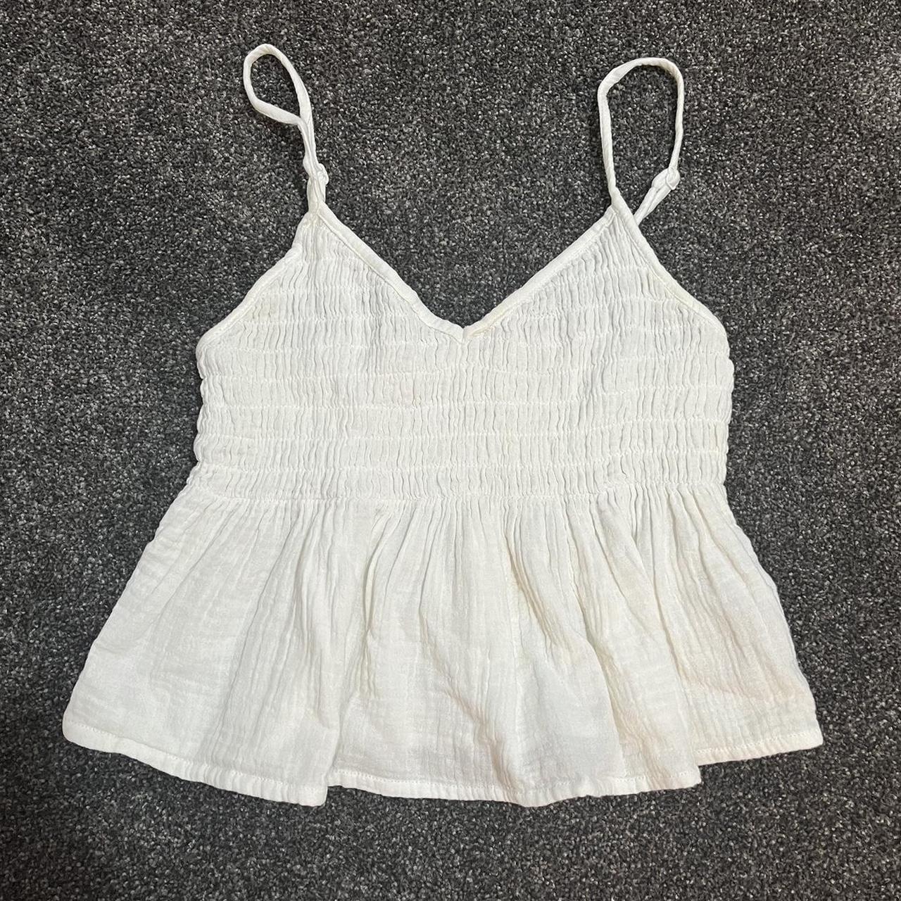 Glassons Frill Tank Top Size: XS - Depop