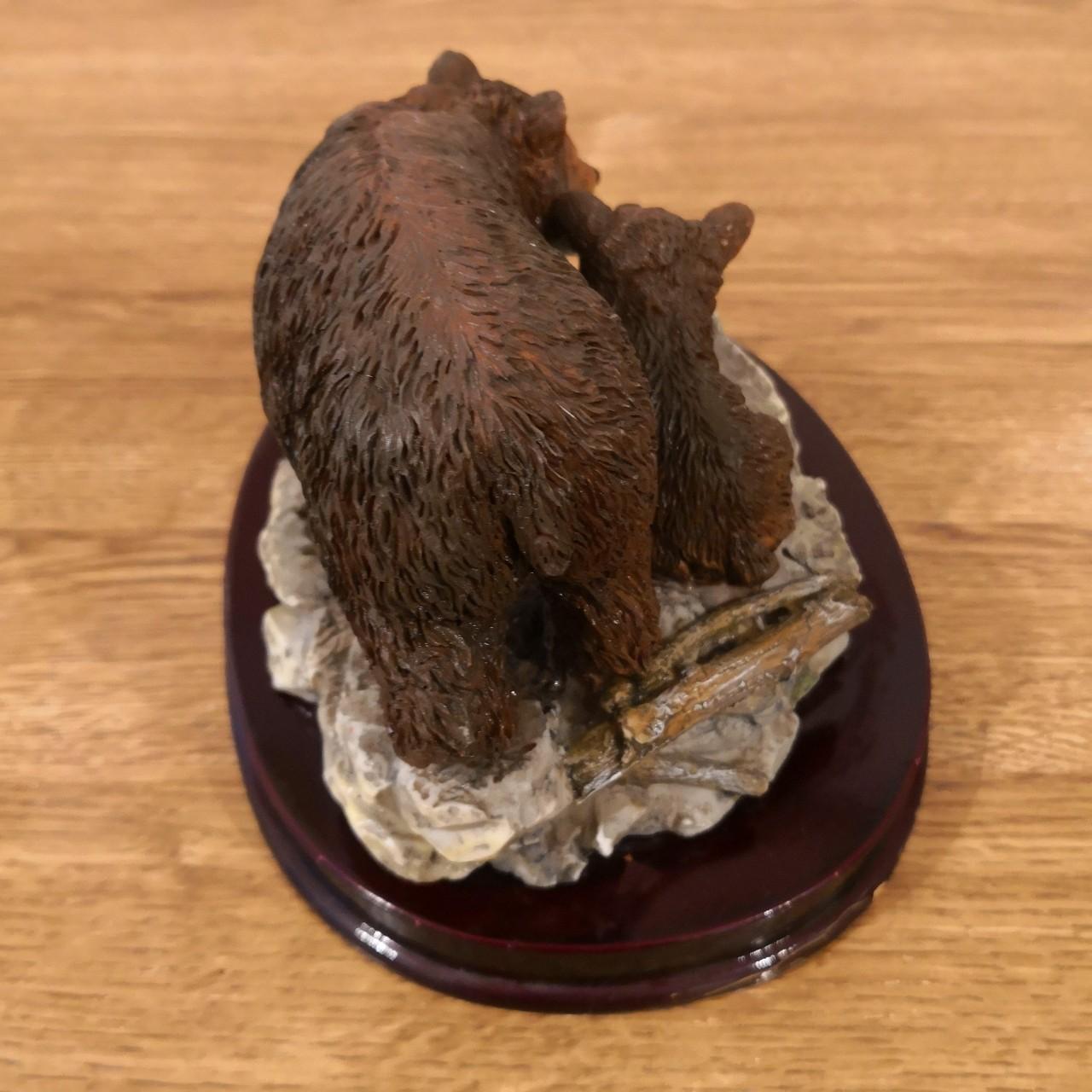 Juliana Collection Bear And Cub Fishing Figurine. A... - Depop