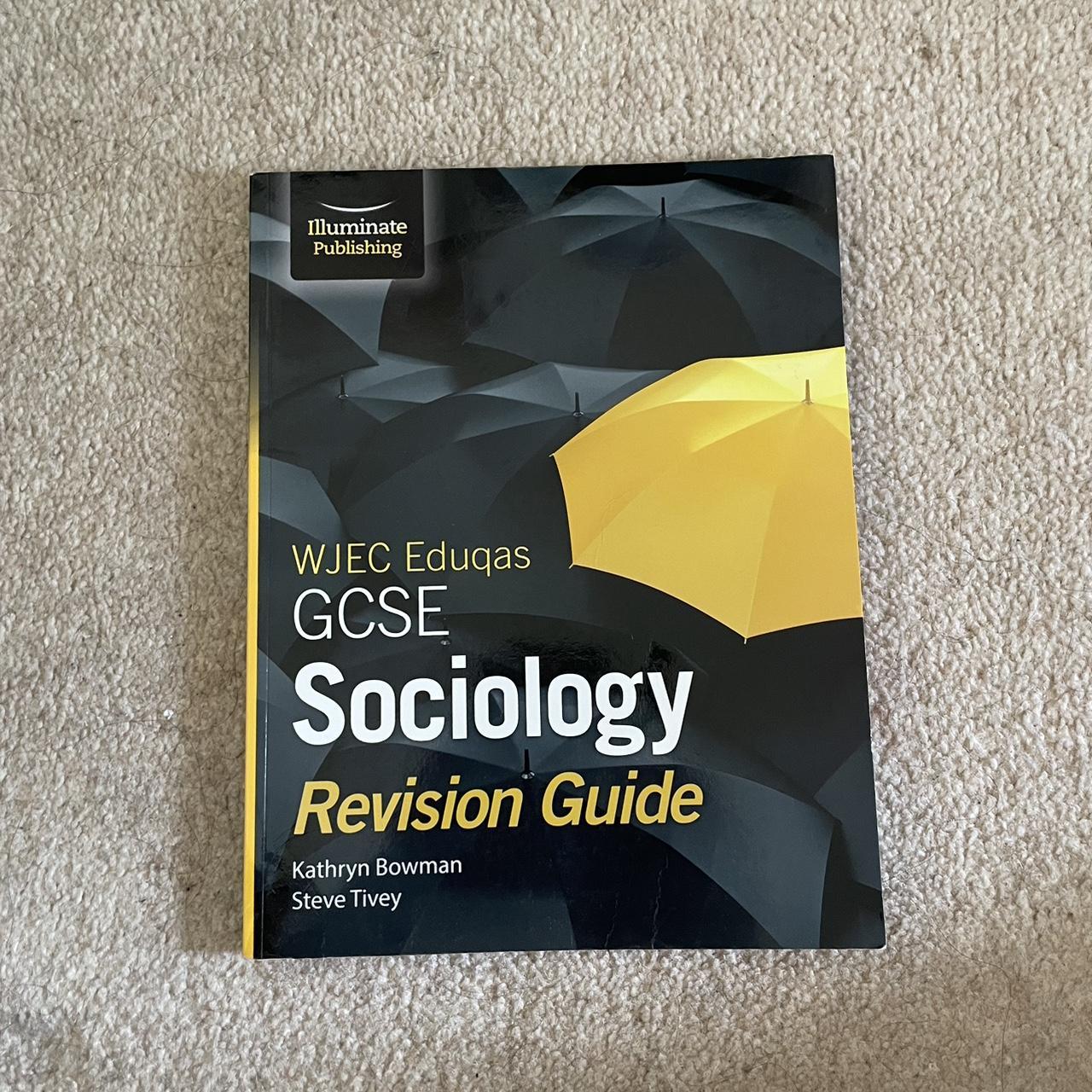 wjec/eduqas gcse sociology revision guide £10 open... - Depop