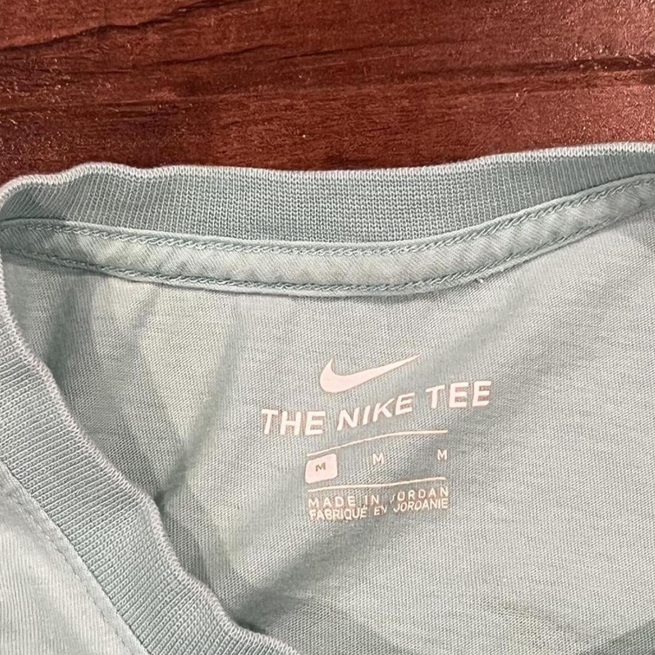 🎈Men’s Nike sneaker t-shirt in a light teal color 🪣... - Depop