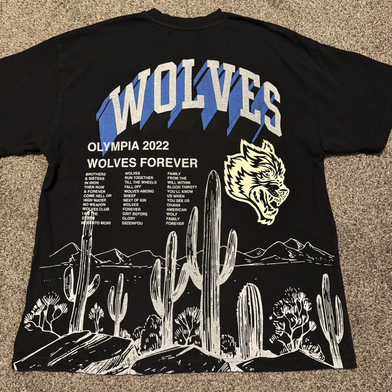 Olympia 2022 Darc sport wolves forever AOP tee... | Depop