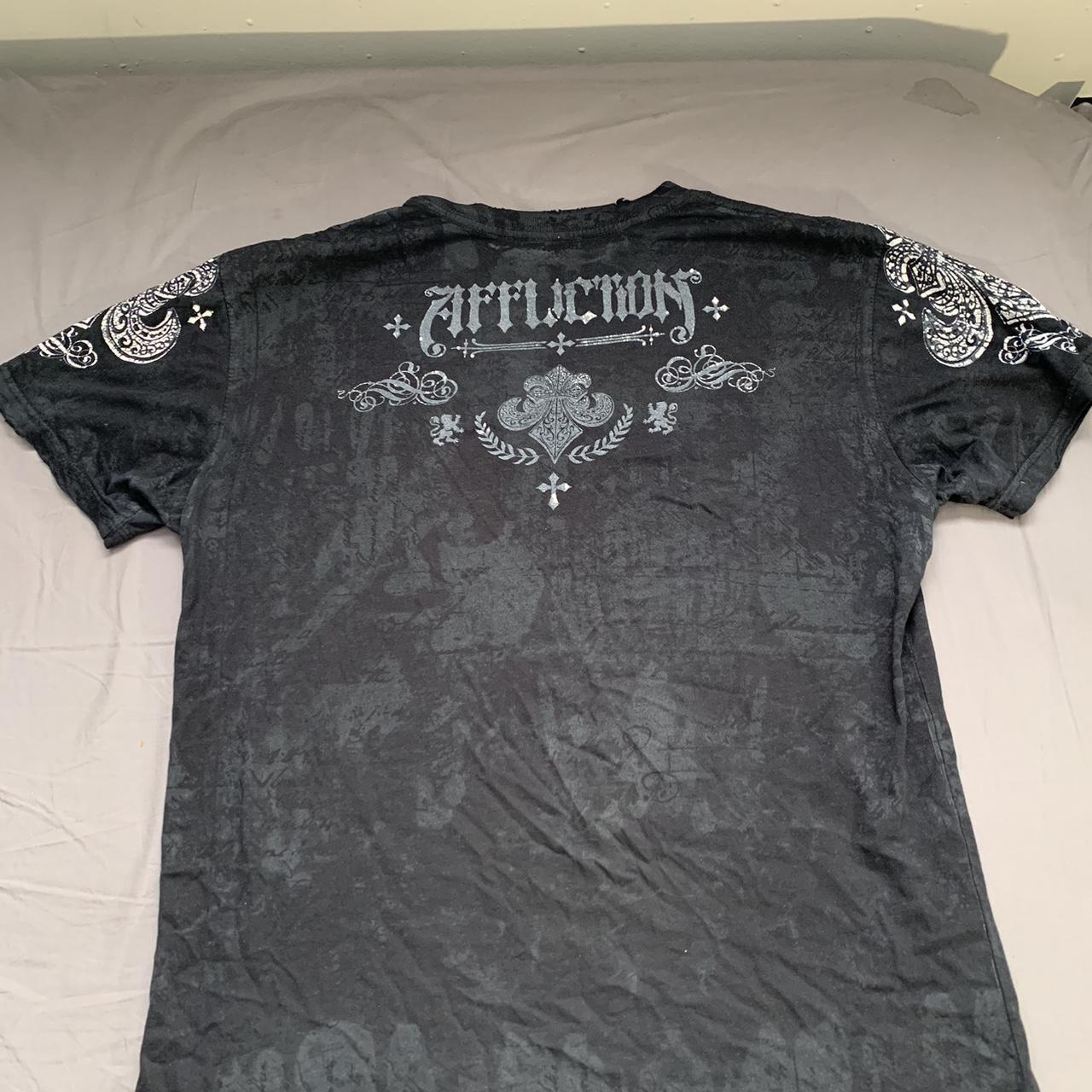 Affliction T-shirt Great Condition! #emo #grunge... - Depop