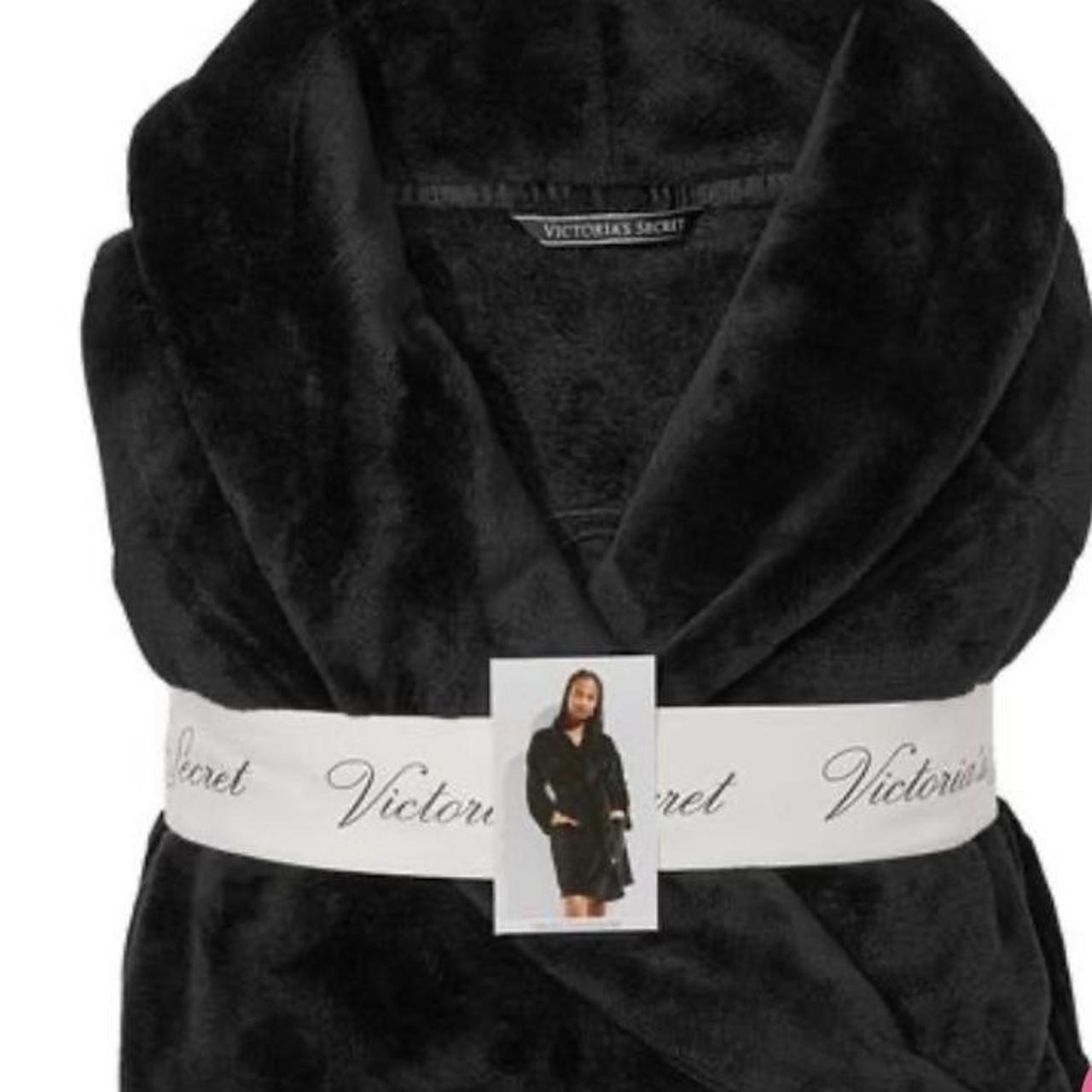 Victoria secret black dressing gown - Depop