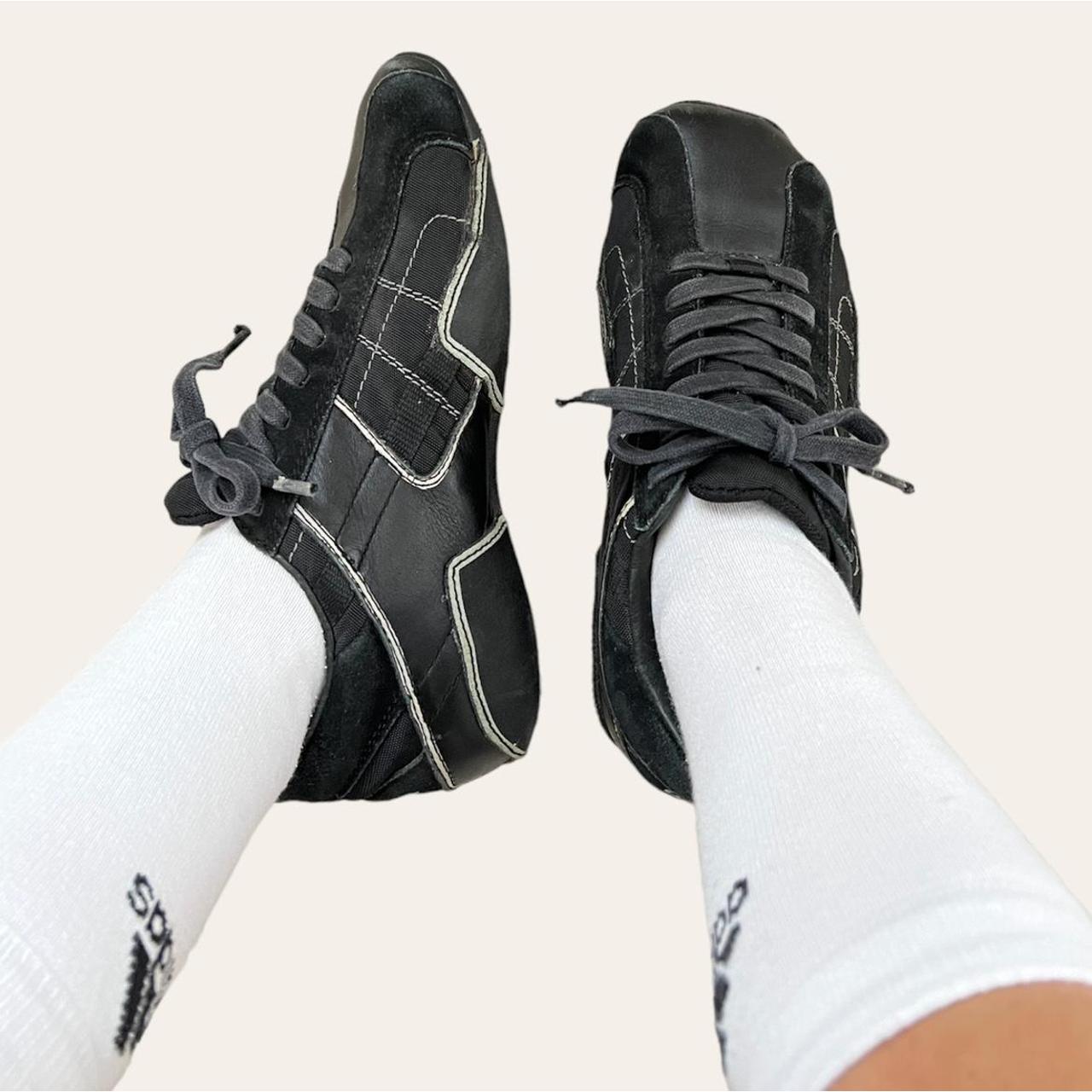 Diesel Square Toe Vintage Trainers Sneakers size 3... - Depop