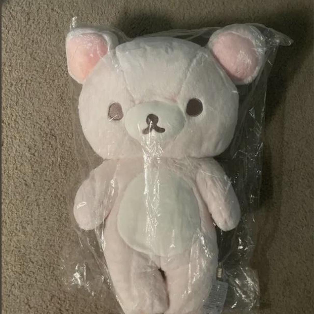 Rilakkuma Sherbet Pink Plush 55m (L) packaged brand new - Depop