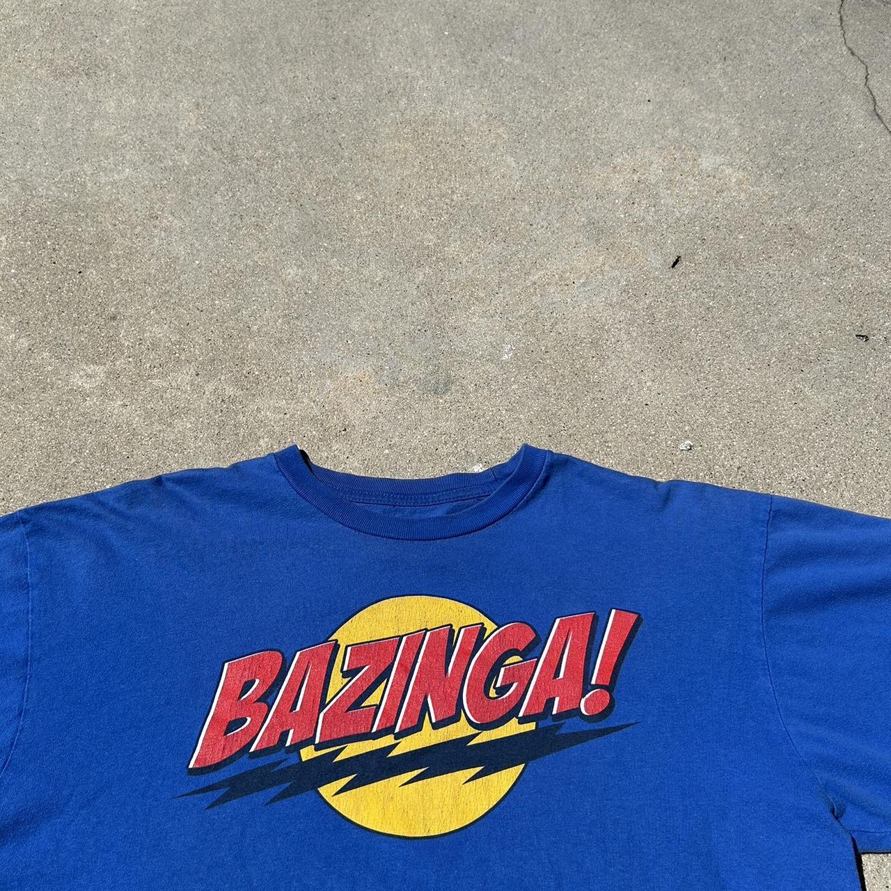 Big bang theory “BAZINGA” funny parody joke text... - Depop
