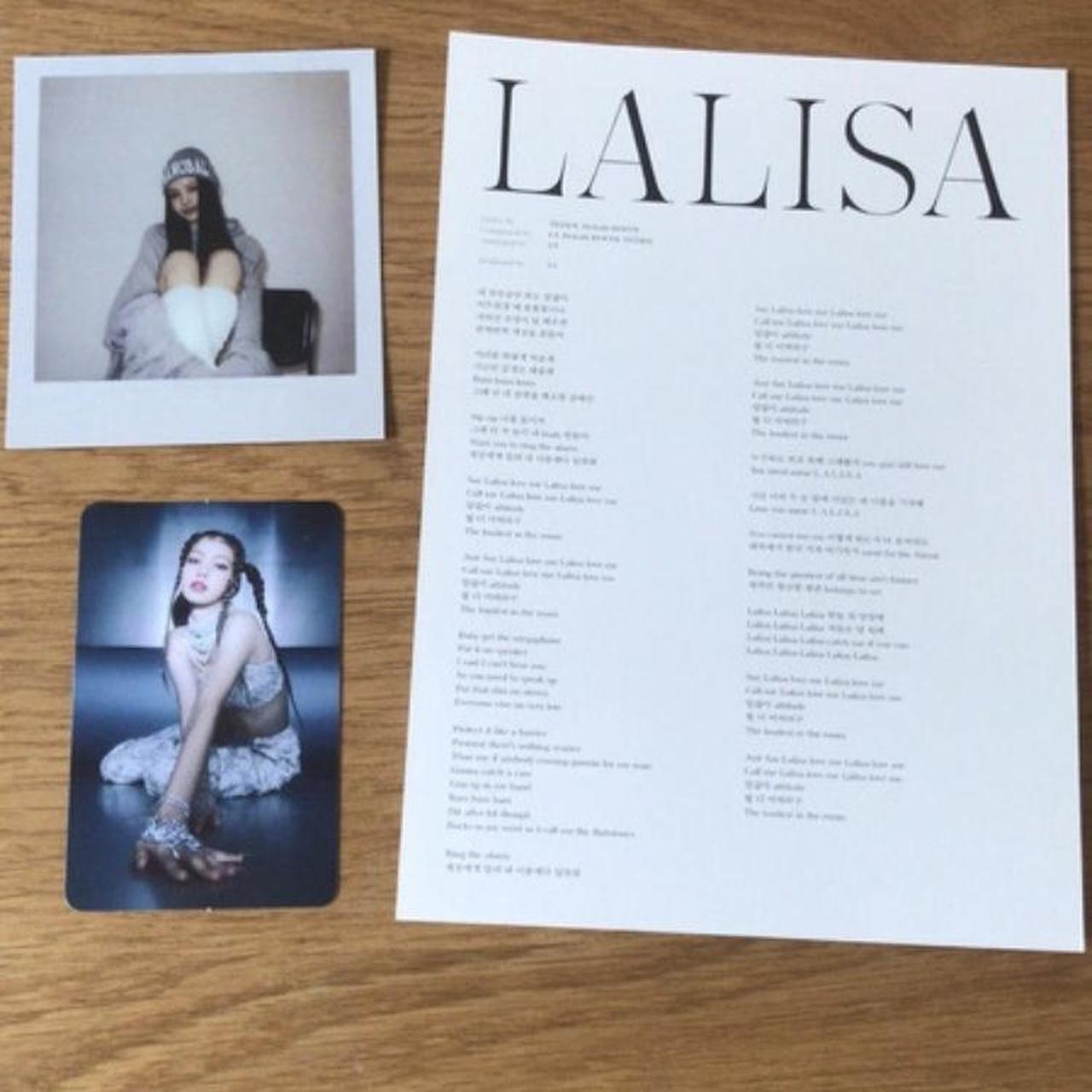 Blackpink Lisa - Lalisa Album comes with all... - Depop