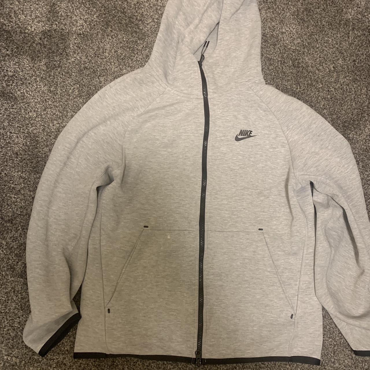 Grey Nike tech fleece Old season No noticeable flaws... - Depop