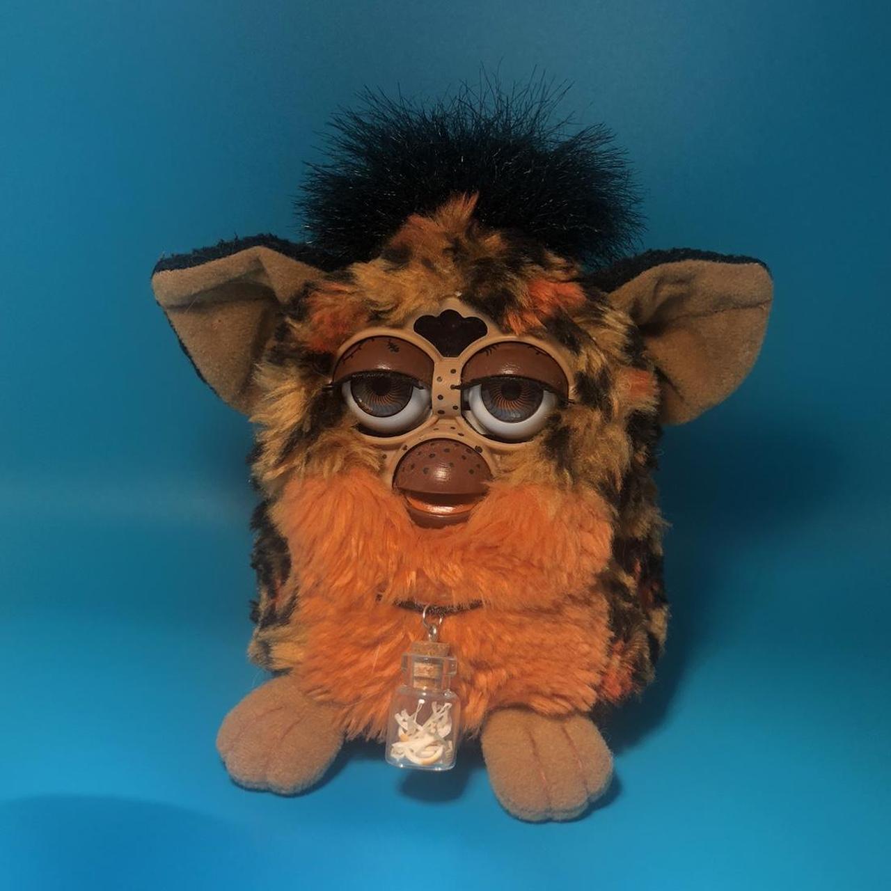 CUSTOMIZED 1998 FURBY WITH PAINTED INSECTS AND OWL... - Depop