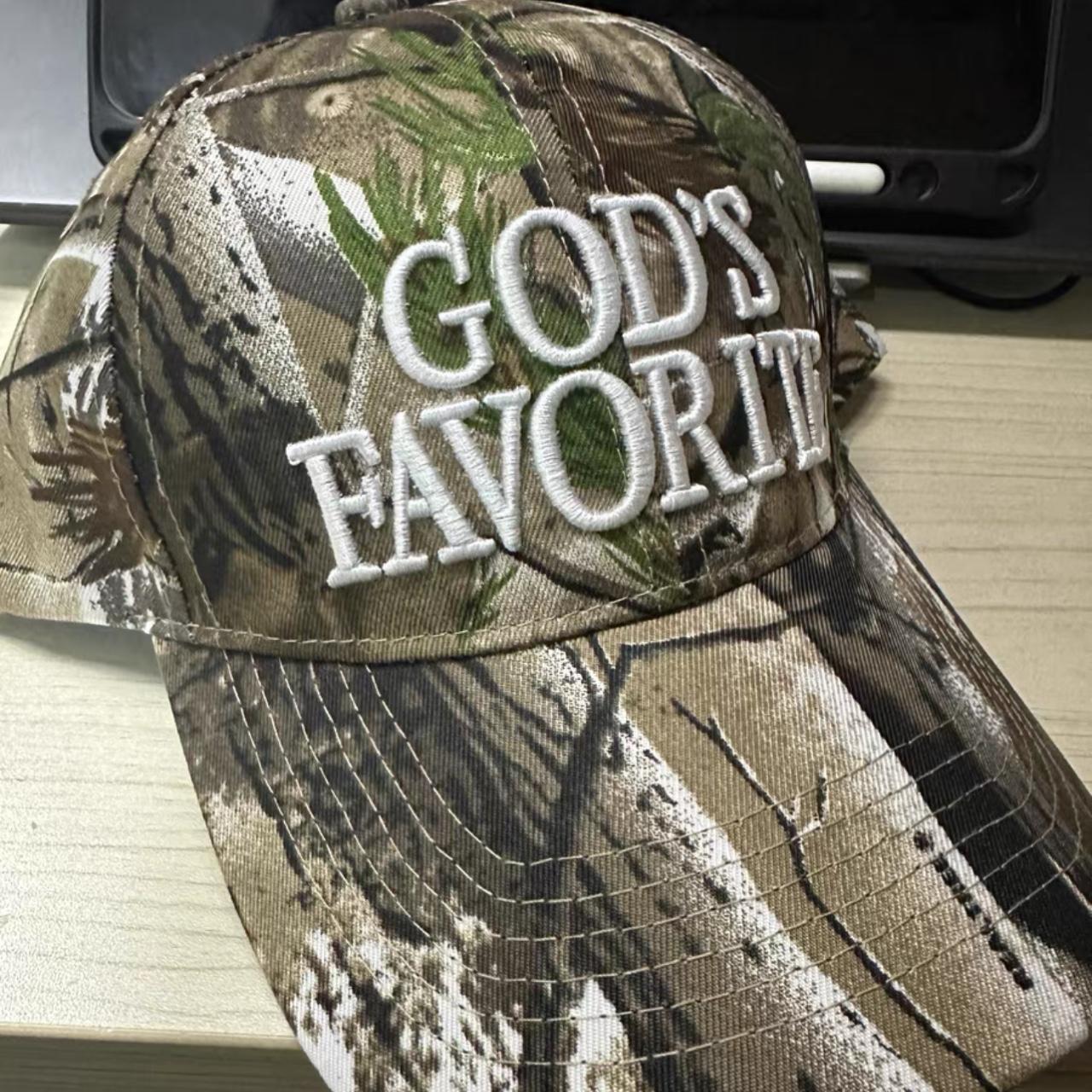 Praying Gods favorite camo hat - Depop