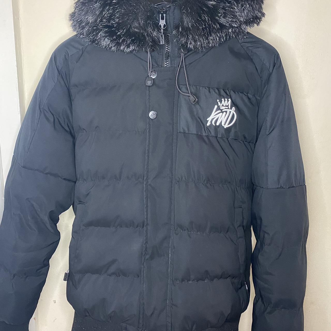 Nice Kwd puffer jacket with lion mane like hood that... - Depop