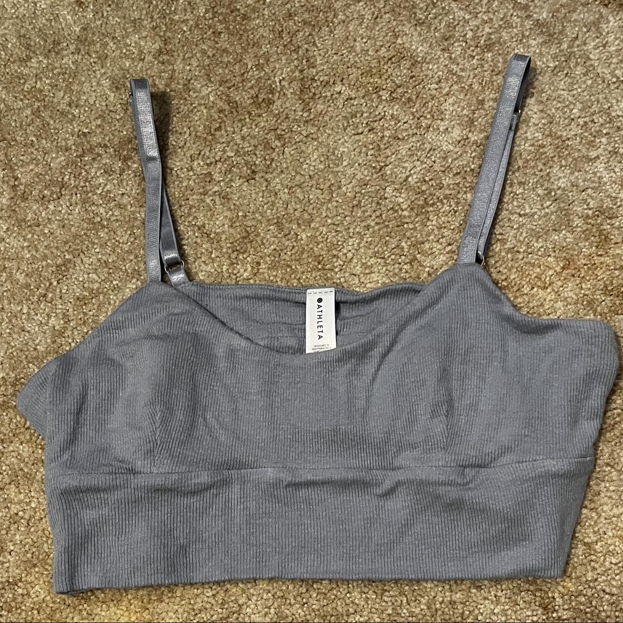 Athleta Light Blue Sleep Bra - Depop