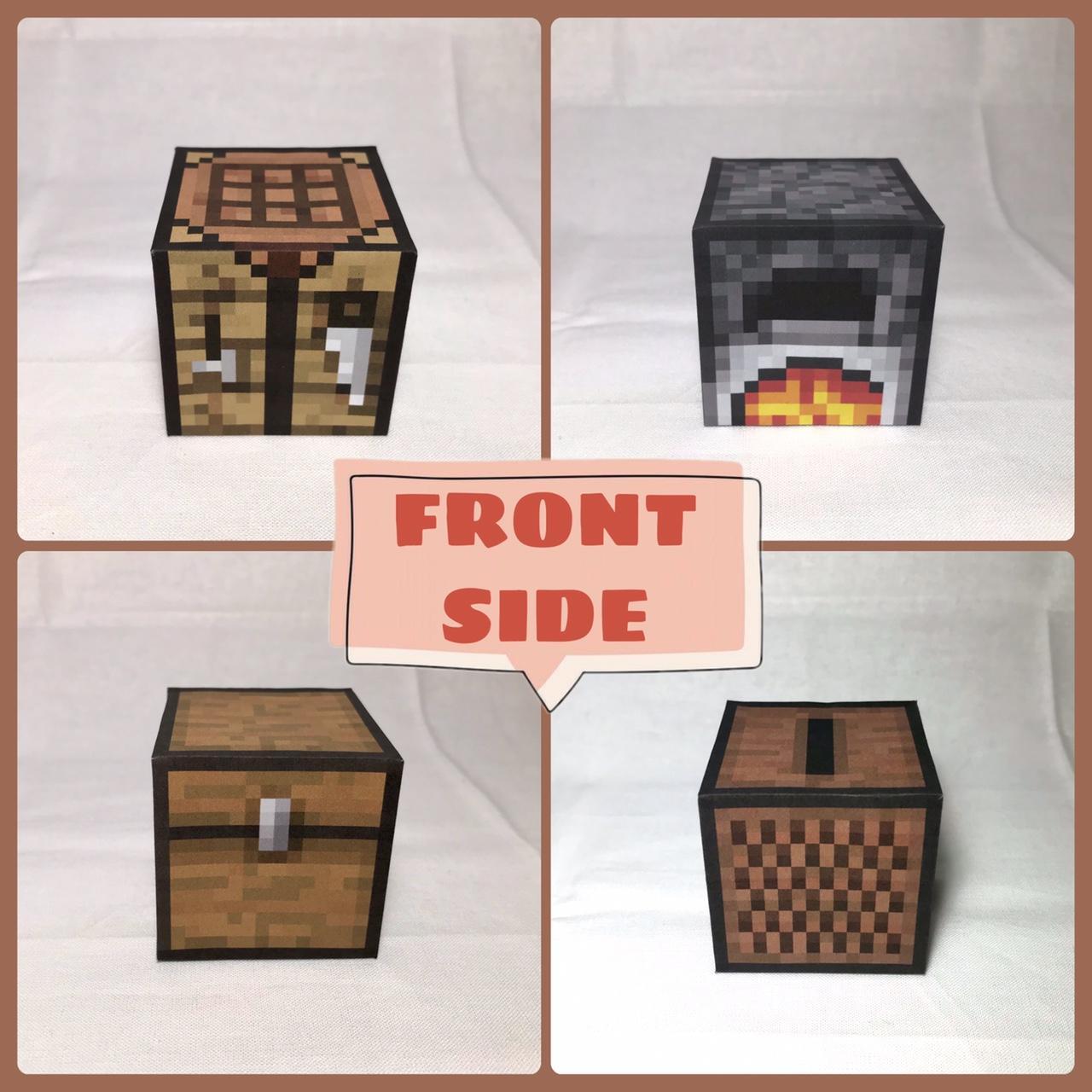 Minecraft - Minecraft 3D paper figures ( house pack... | Depop