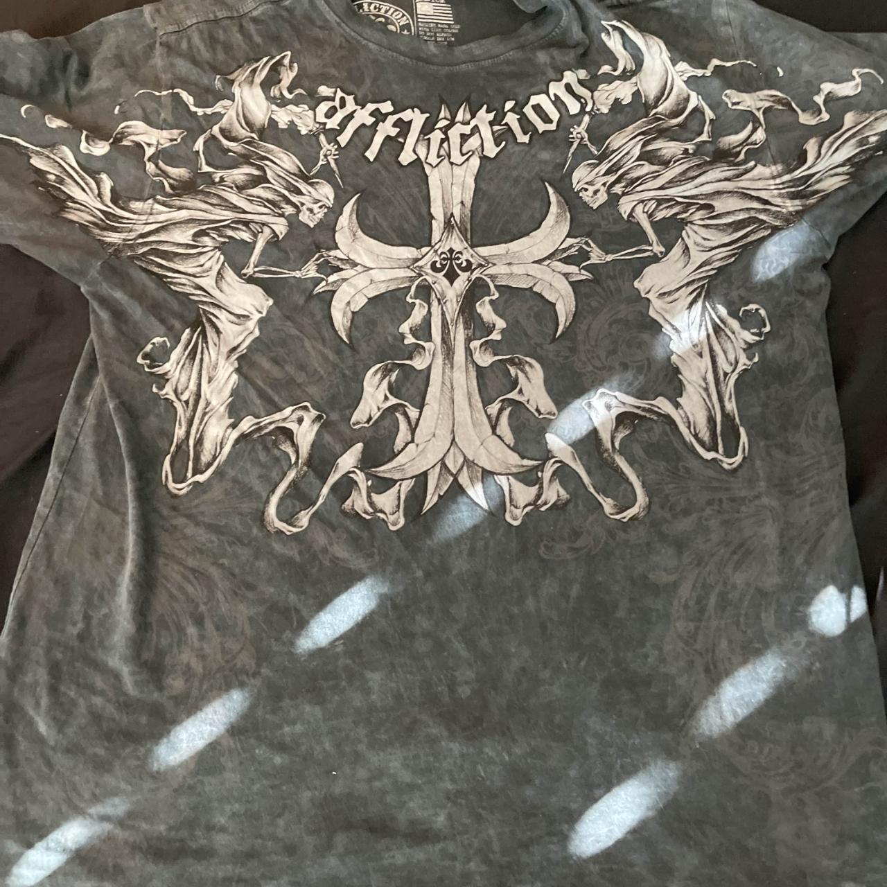 Affliction Angels T Shirt - Depop
