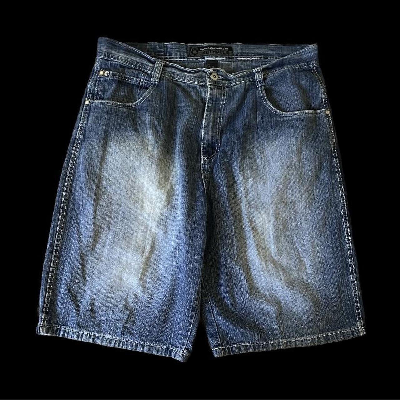 Southpole blue washed jorts Super nice baggy fit... - Depop